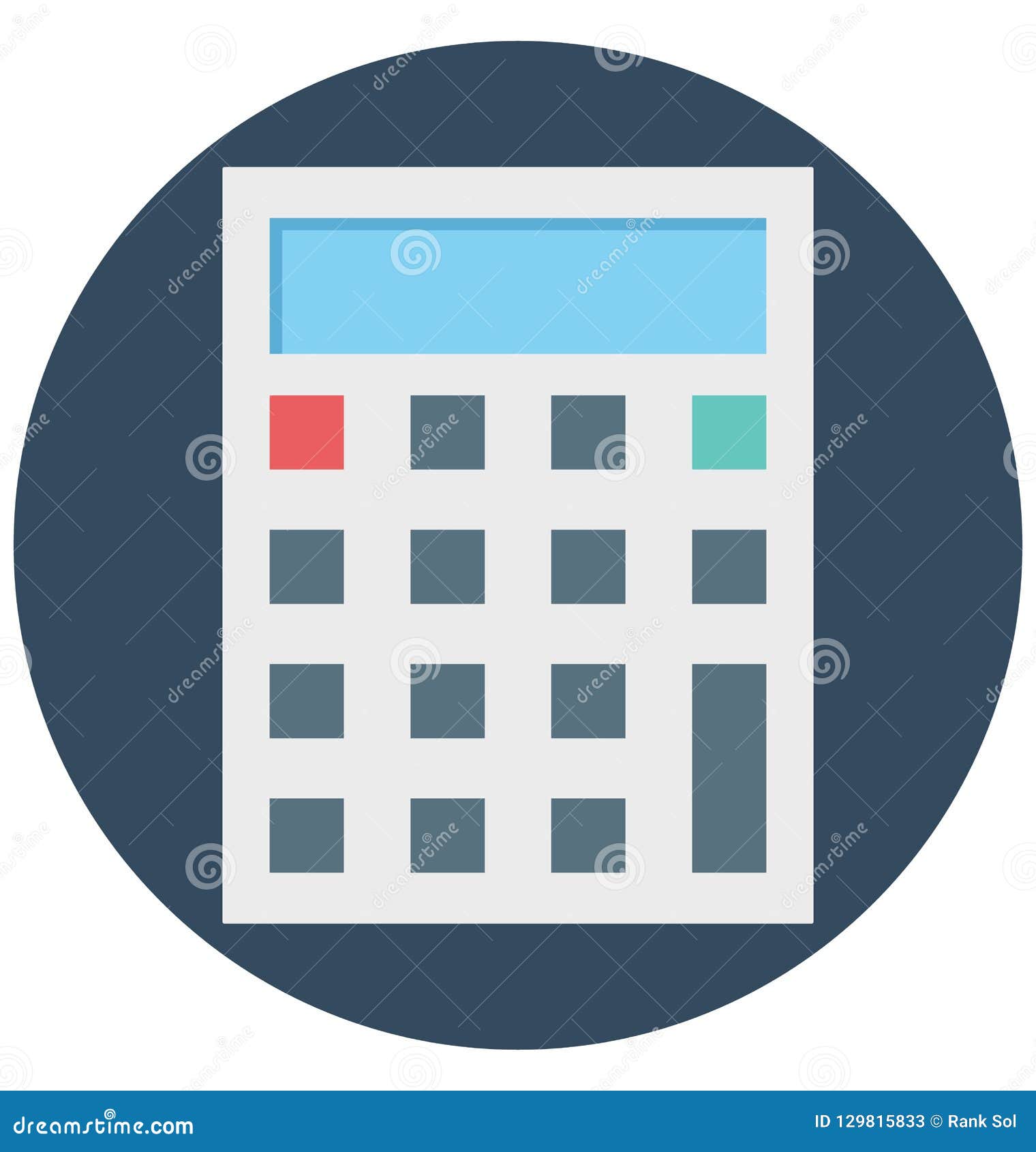 Calculator, Calculation, Isolated Vector Icons that Can Be Easily ...