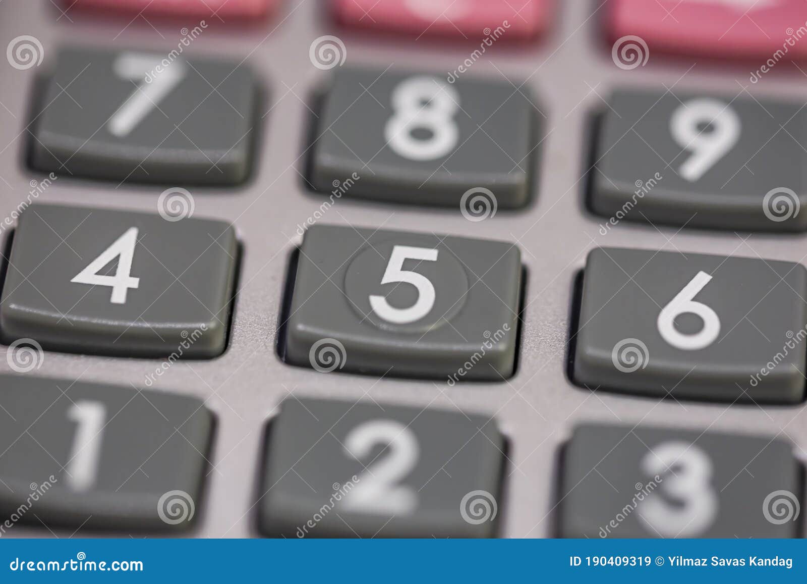 Calculator and Calculation Keys Stock Image - Image of budget, economy ...