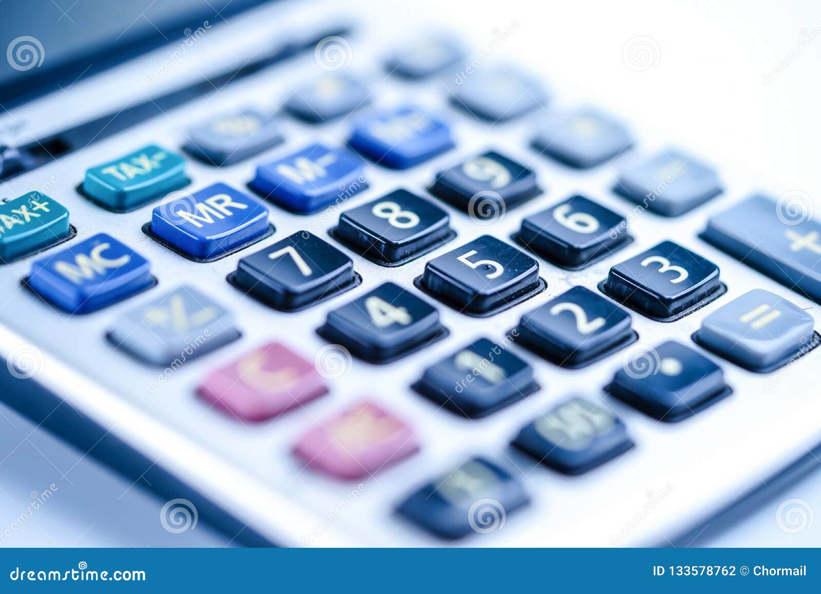 Calculator on Chart and Graph Spreadsheet Paper. Finance Development ...