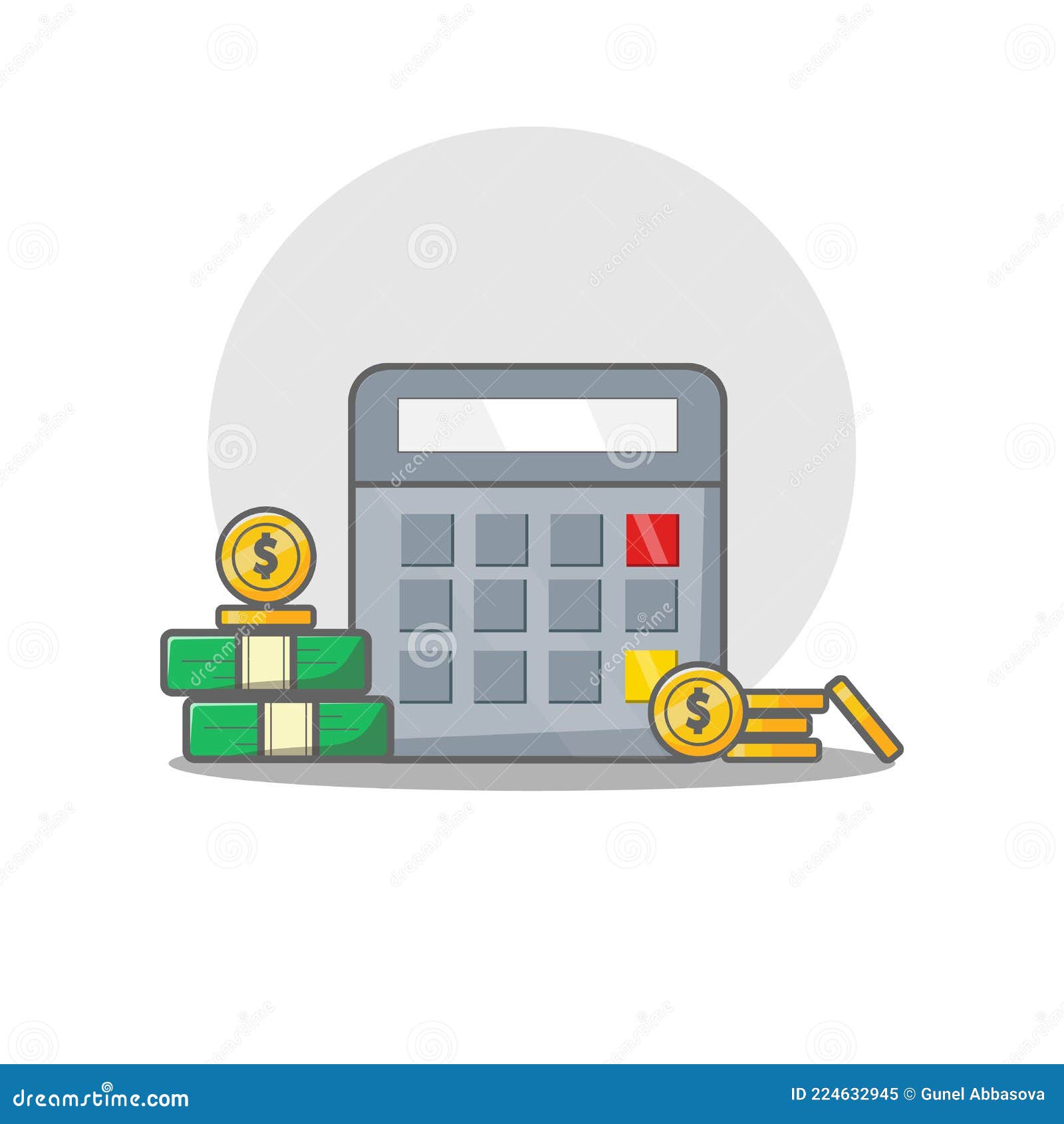 Calculator Clipart. Calculator Isolated Flat Vector Clipart Stock ...