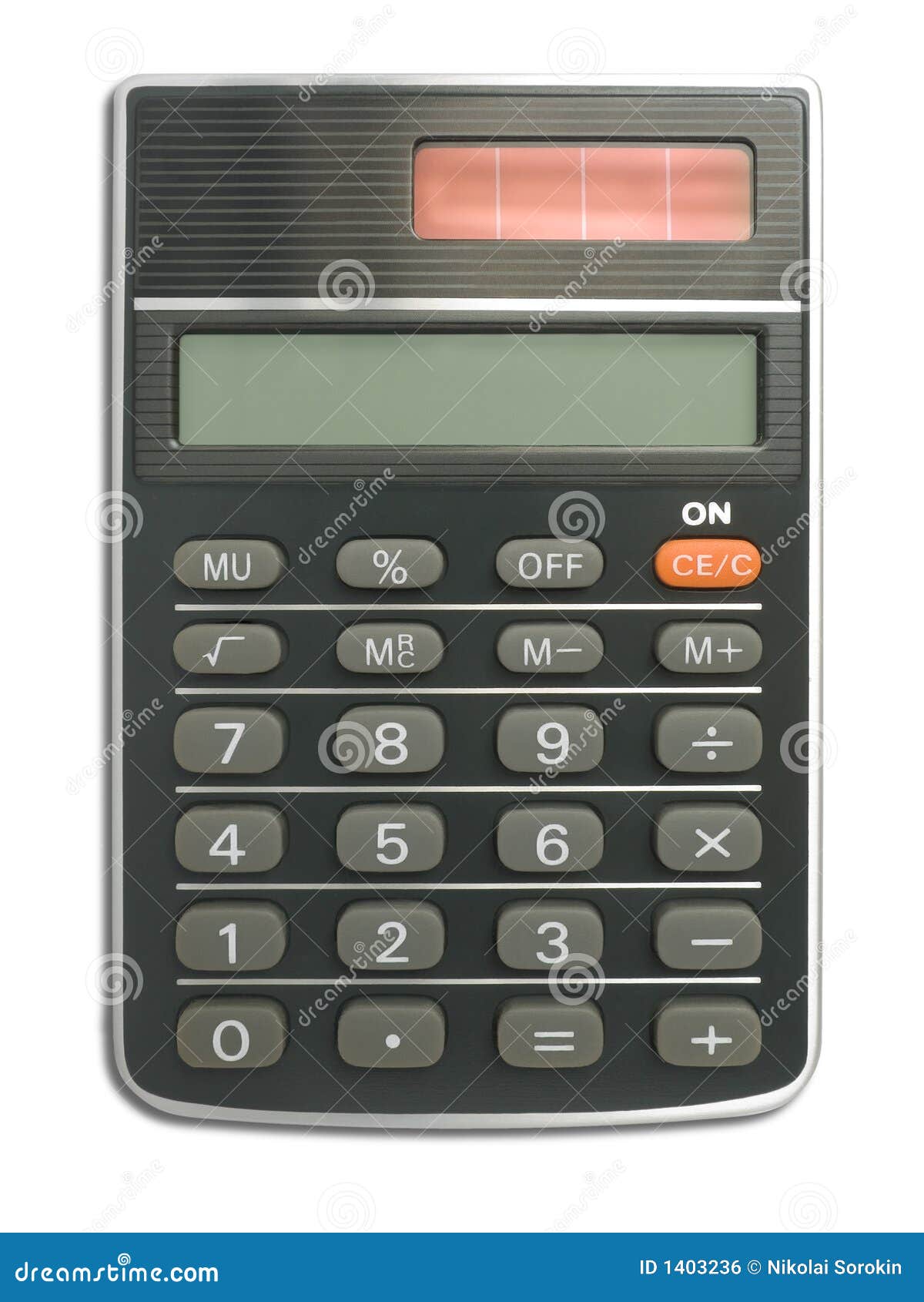 Calculator (close up) stock photo. Image of closeup, calculation - 1403236