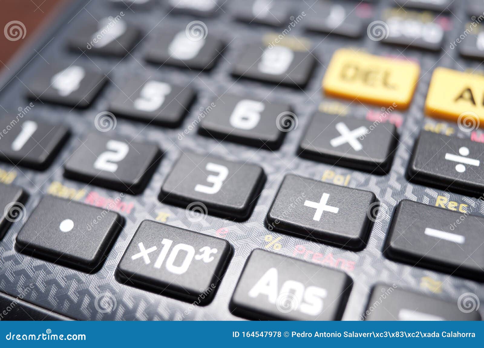 Calculator close up stock photo. Image of calculate - 164547978