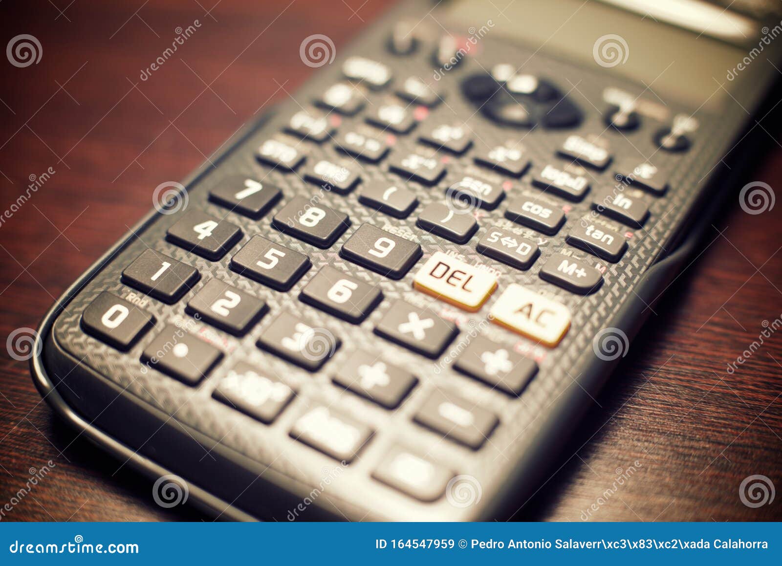 Calculator close up stock image. Image of character - 164547959
