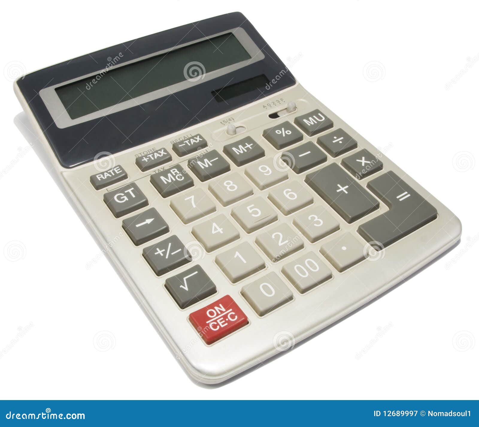 Calculator closeup stock image. Image of accounts, accuracy - 12689997