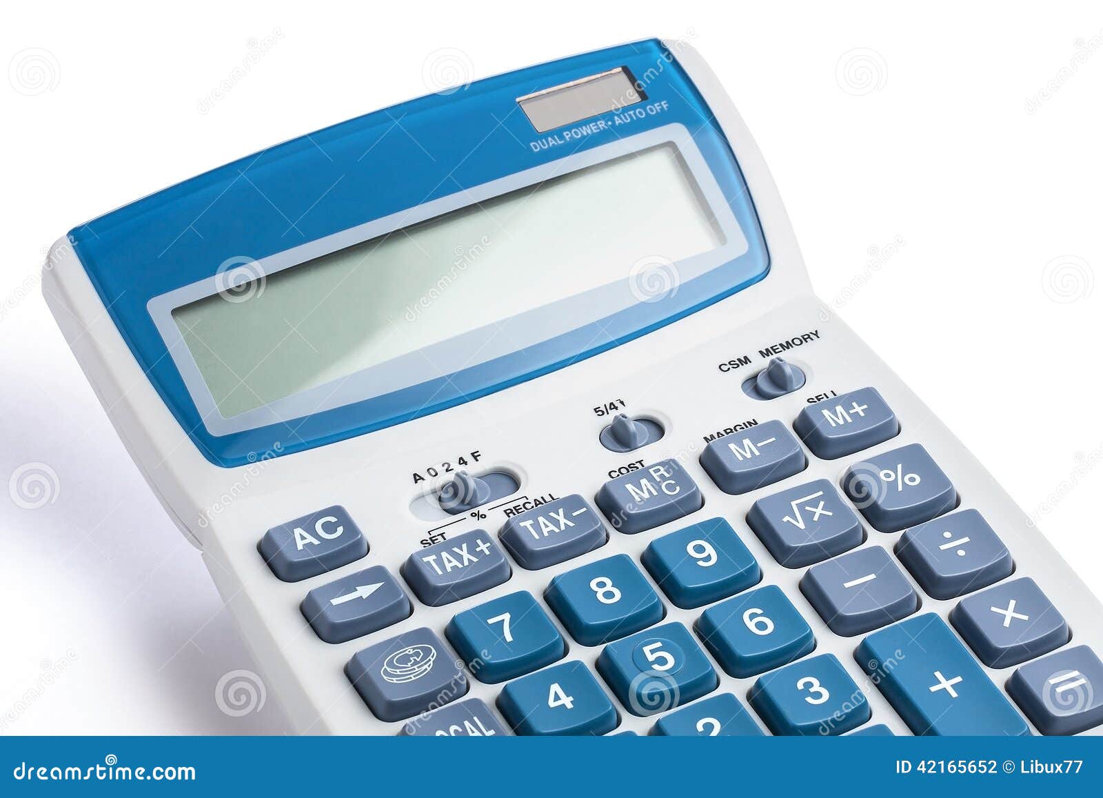 Calculator Closeup White stock photo. Image of calculation - 42165652