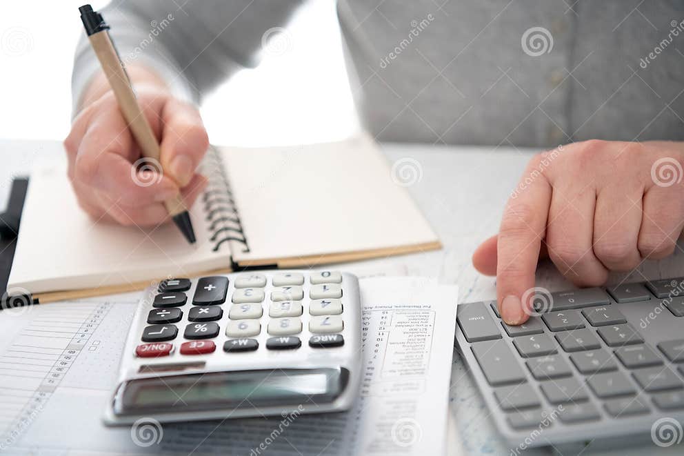 Calculator and Computer Keyboard are Used To Perform Financial ... Calculator and Computer Keyboard are Used To Perform Financial ...