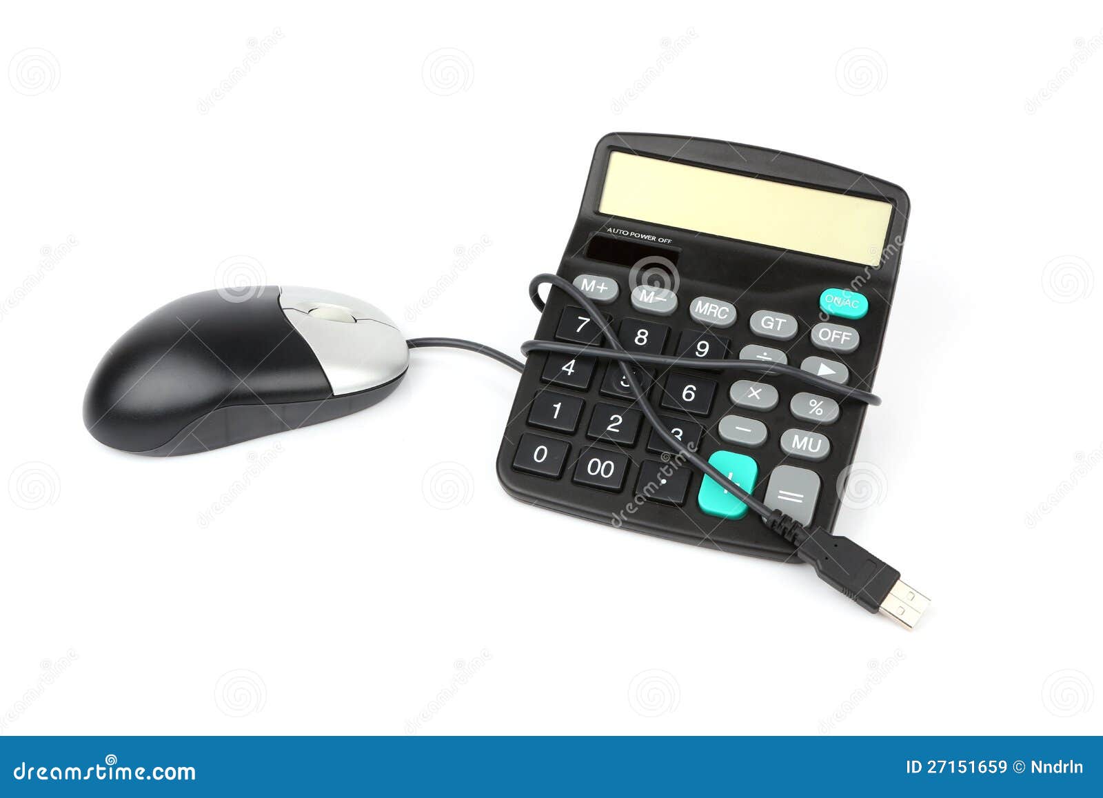 Calculator and Computer Mouse Stock Image - Image of isolated, mouse ...