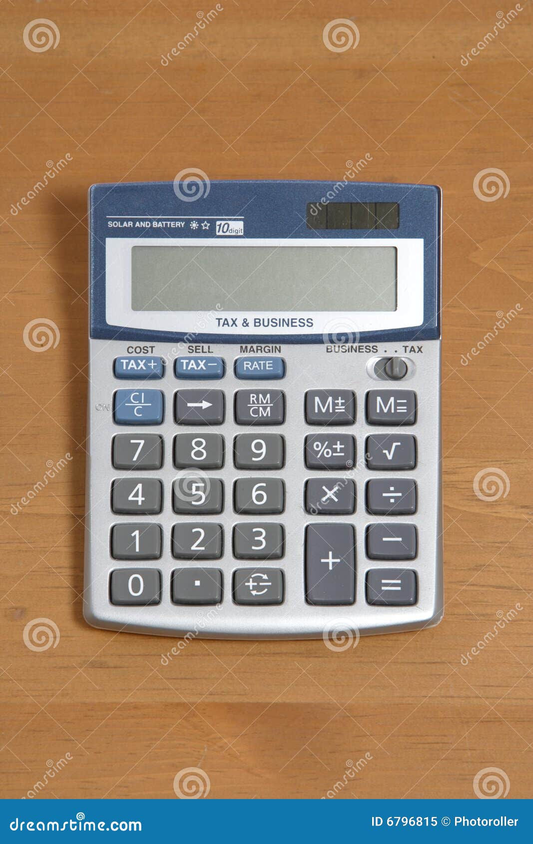 Calculator on Desk stock image. Image of white, mathematical - 6796815