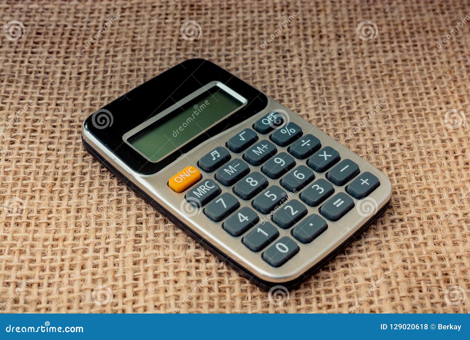 Calculator Device For Doing Calculations With A Keyboard And Dis Stock