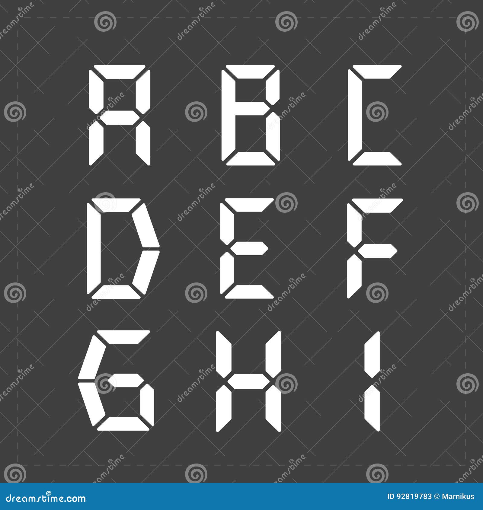 Calculator digital text. stock vector. Illustration of board - 92819783