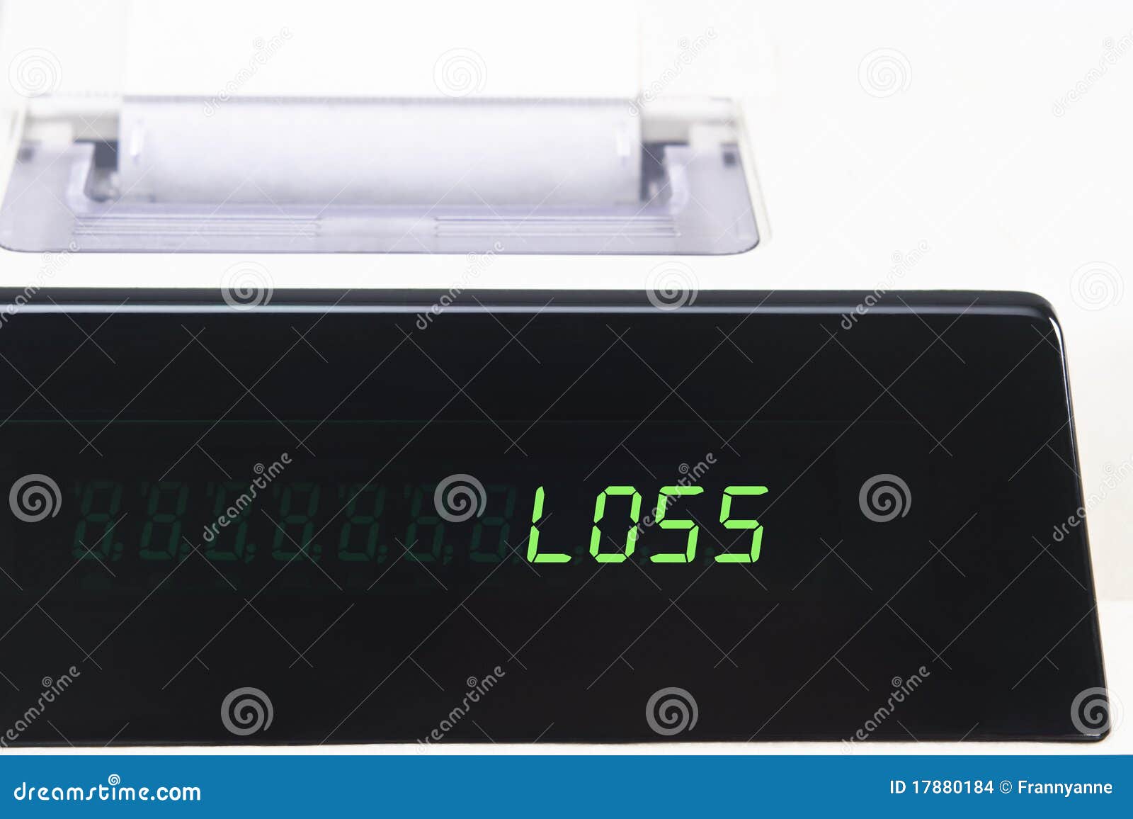 Calculator Display - Loss stock photo. Image of balance - 17880184