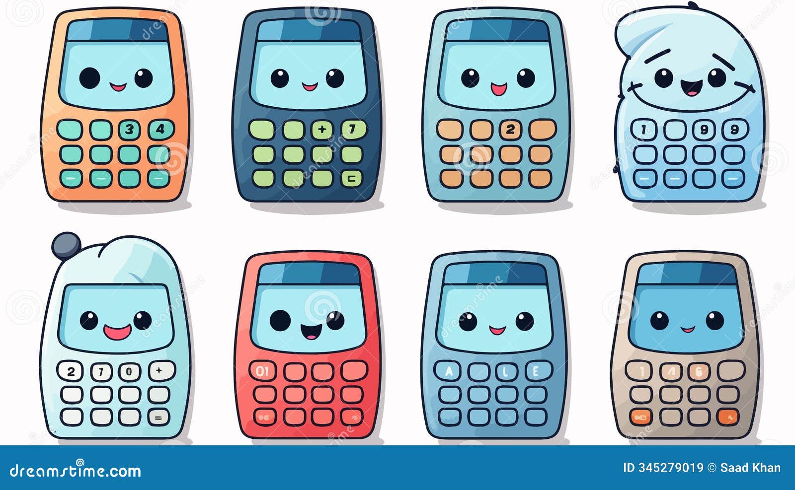 Calculator Functions Design Stock Vector - Illustration of buttons ...