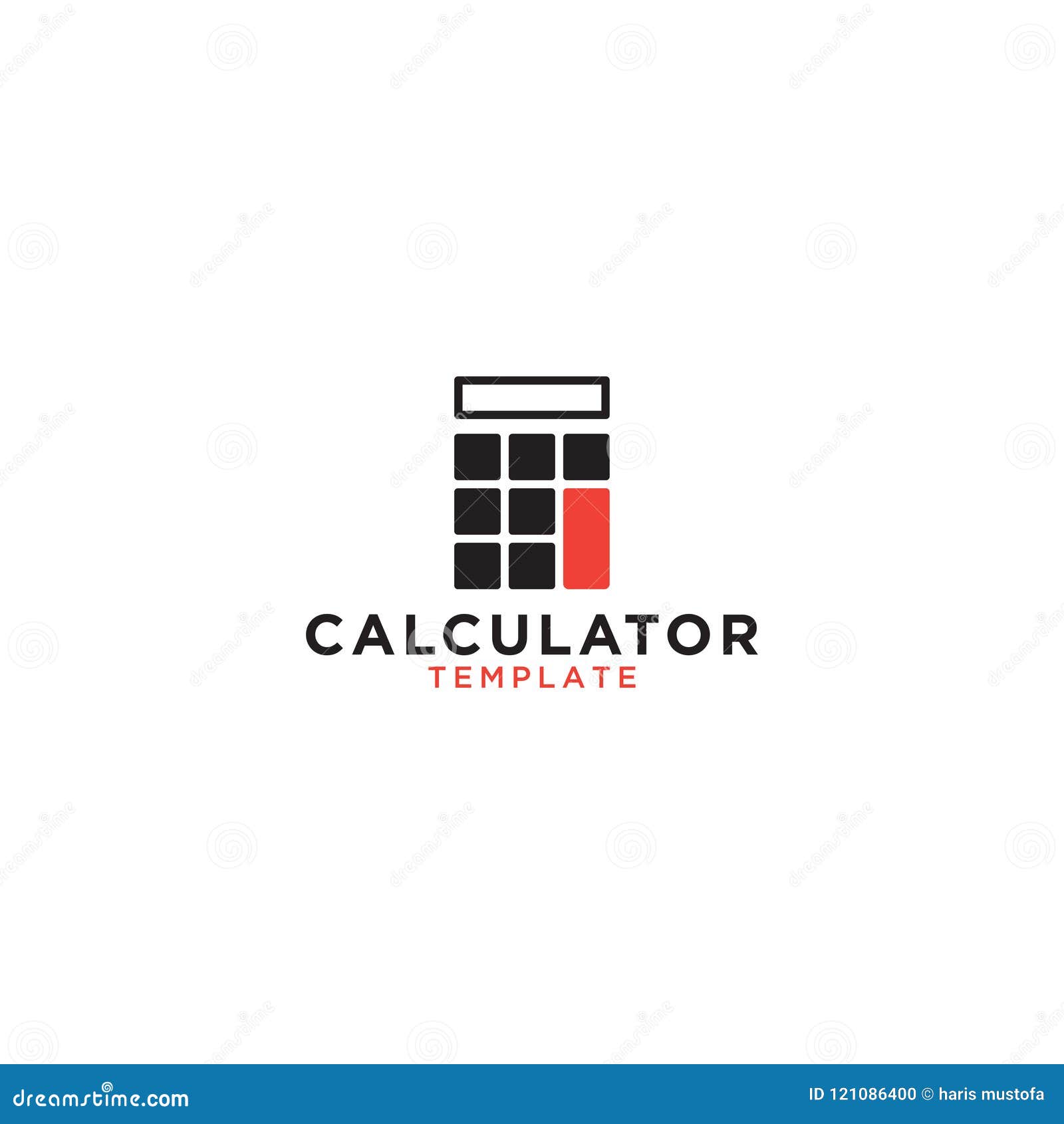 Calculator Graphic Design Template Stock Vector - Illustration of ...