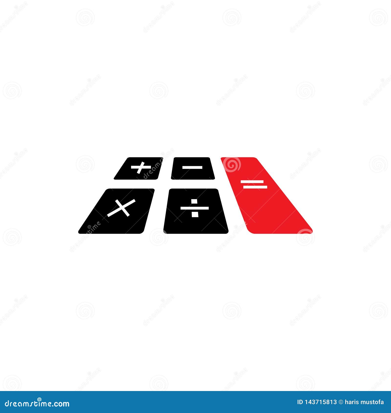 Calculator Graphic Design Template Vector Isolated Stock Vector ...