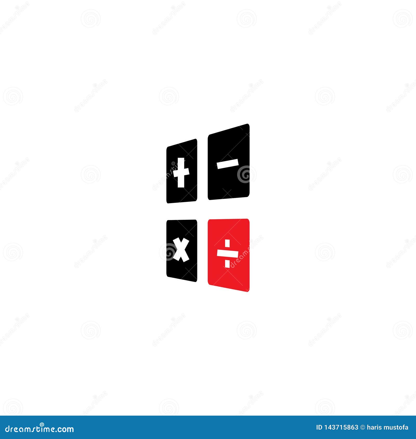 Calculator Graphic Design Template Vector Isolated Stock Vector ...