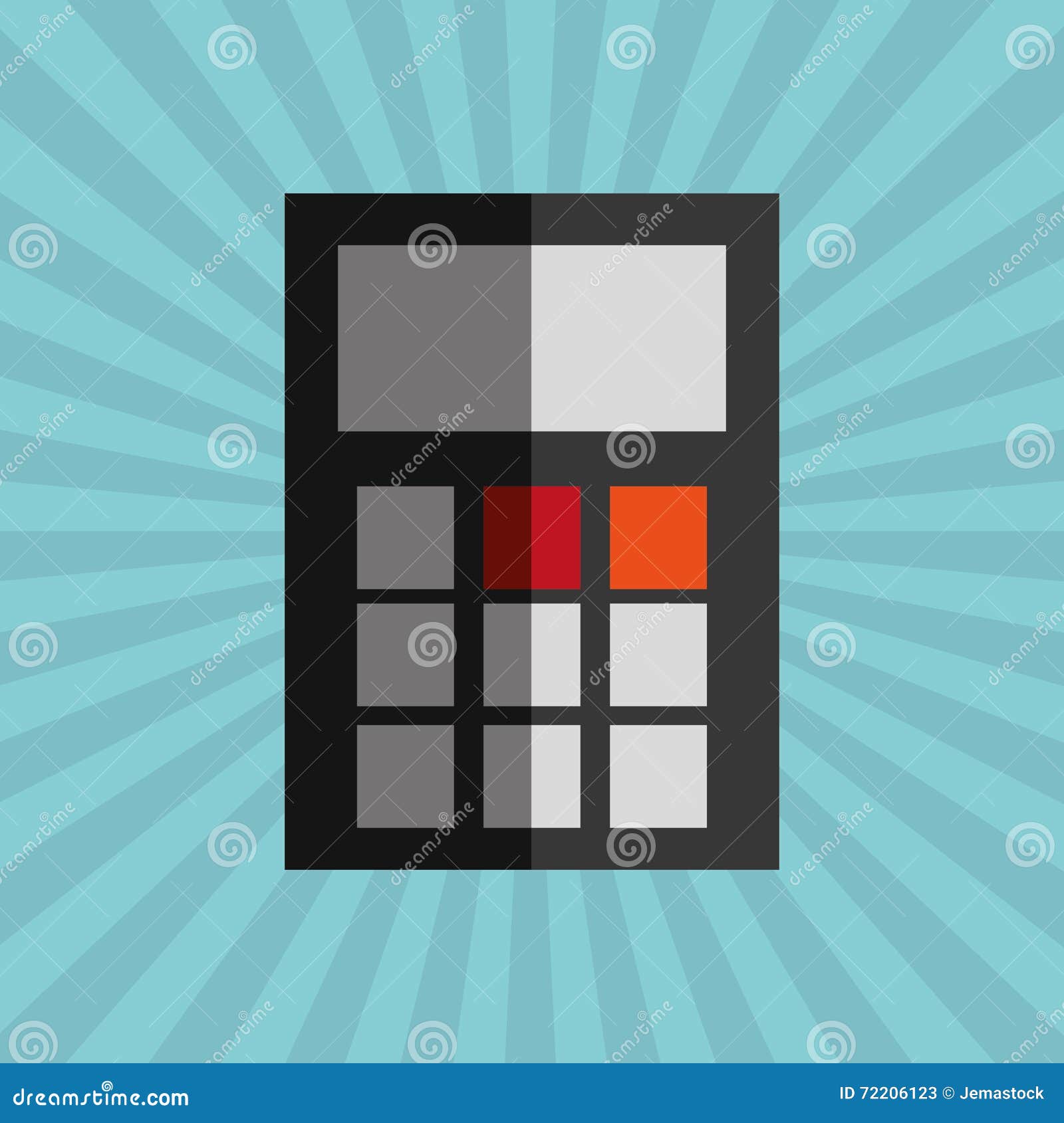 Calculator Icon Design, Vector Illustration Stock Vector - Illustration ...