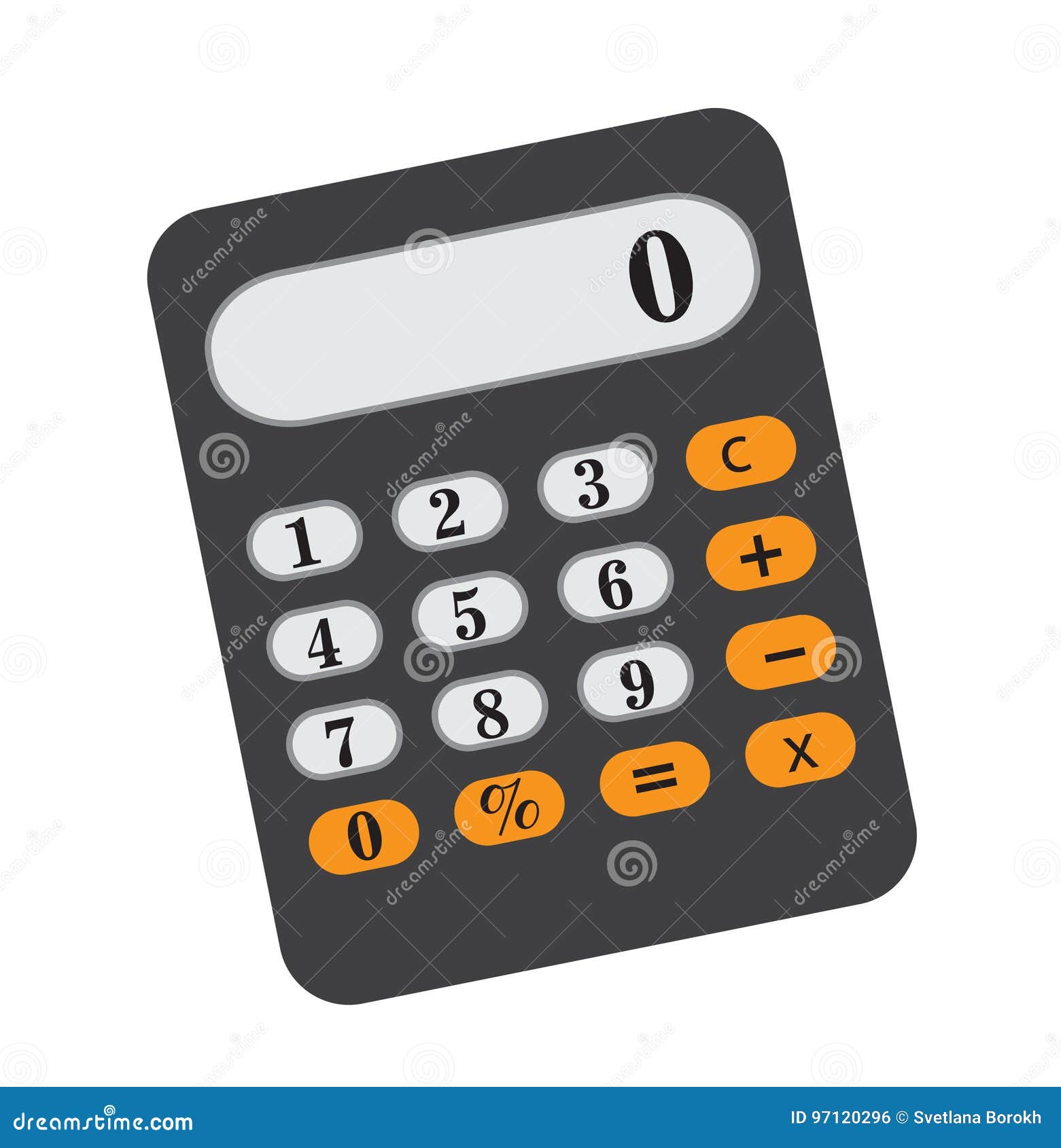 Calculator Icon, Flat, Cartoon Style. Isolated on White Background ... Calculator Icon, Flat, Cartoon Style. Isolated on White Background ...