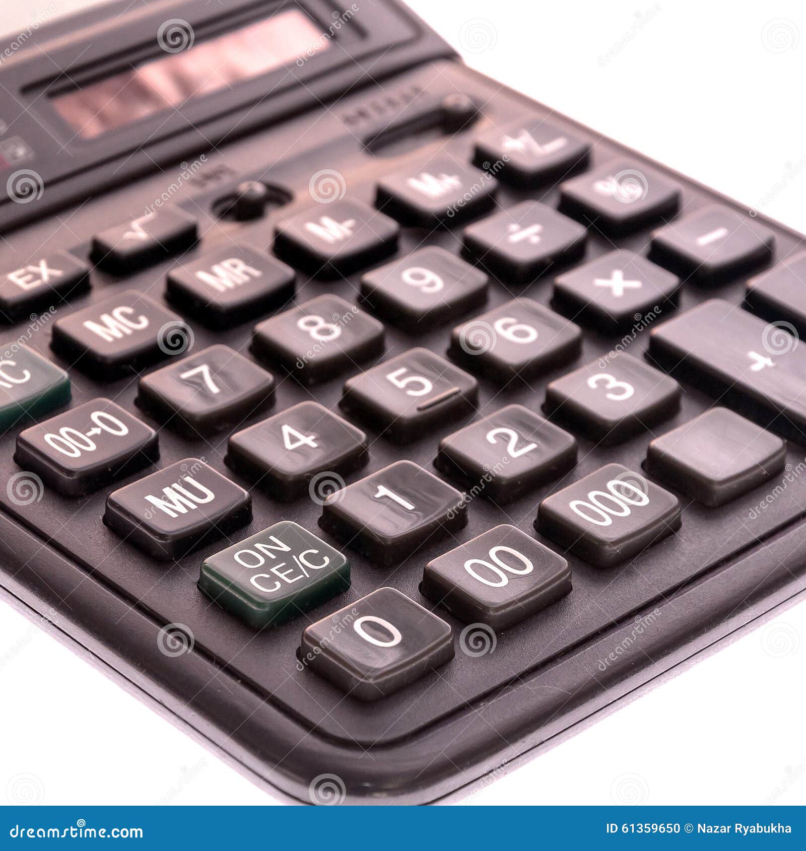 Calculator Isolated on White Background Stock Photo - Image of device ...