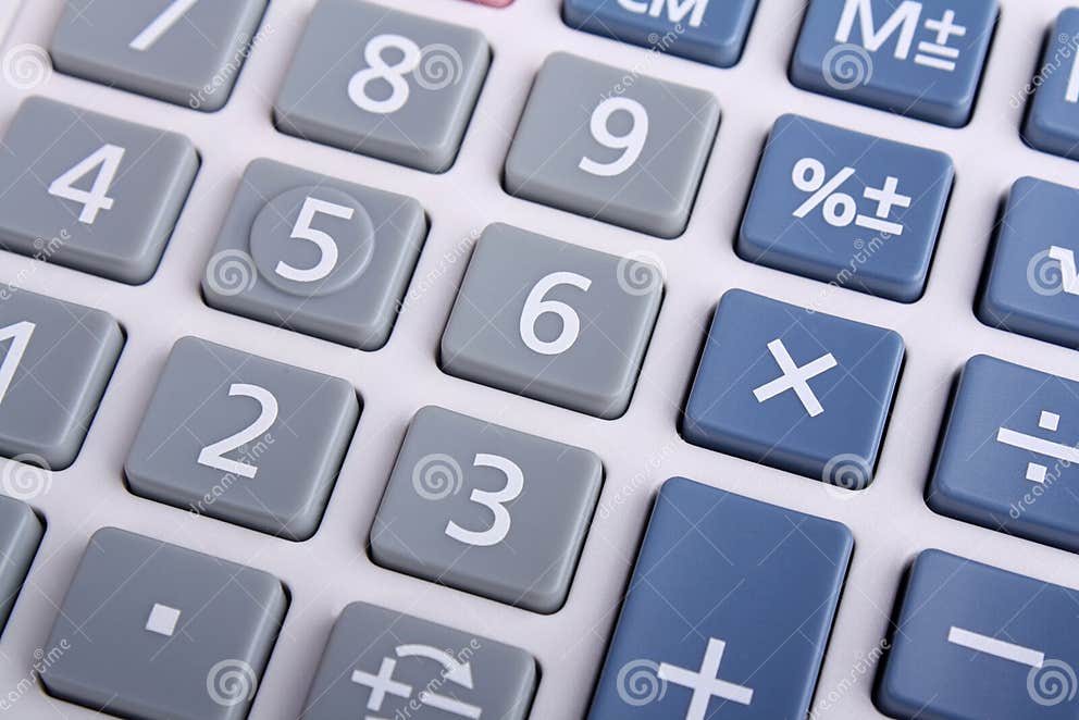 Calculator Keypad stock image. Image of simple, subtraction - 16891709