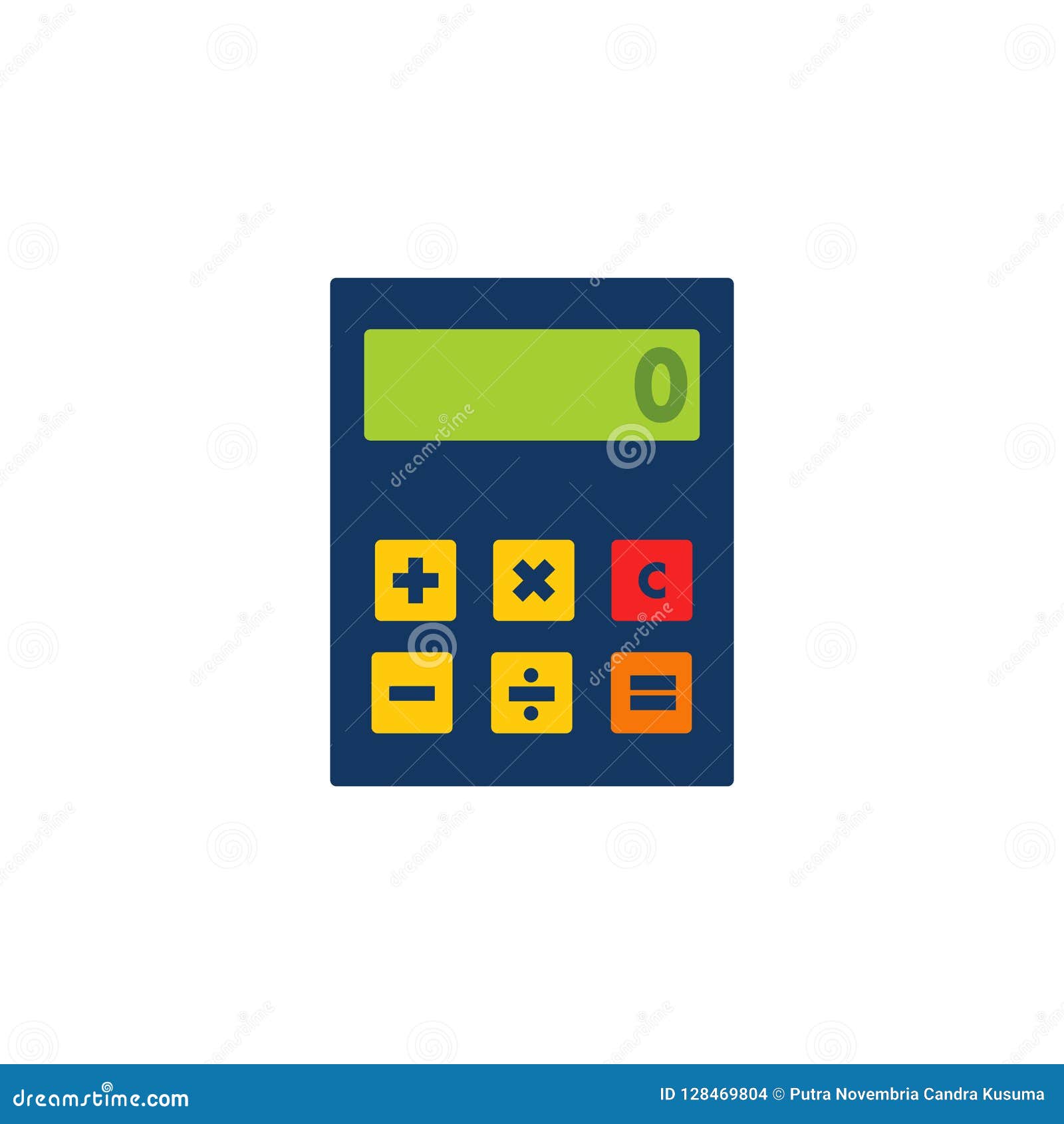 Calculator Logo Icon Design Stock Vector - Illustration of modern ...