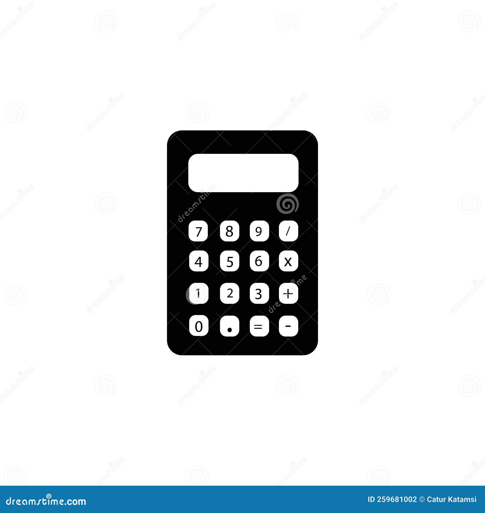 Calculator Logo Icon Vector Stock Illustration - Illustration of math ...