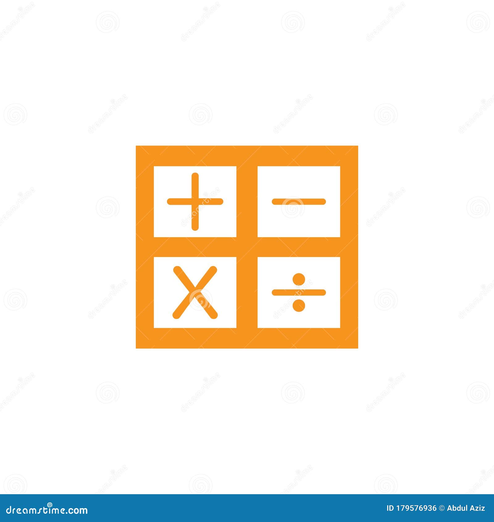 Calculator logo vector stock vector. Illustration of clear - 179576936