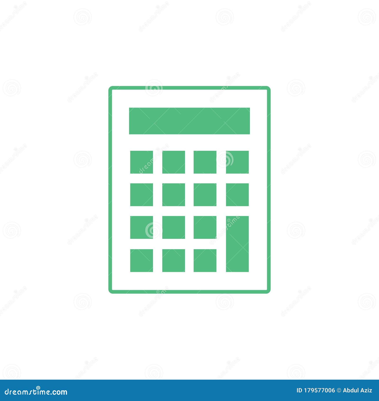 Calculator logo vector stock vector. Illustration of simple - 179577006