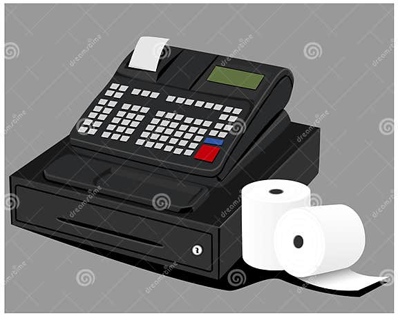 Calculator machine stock vector. Illustration of electronics - 95543515