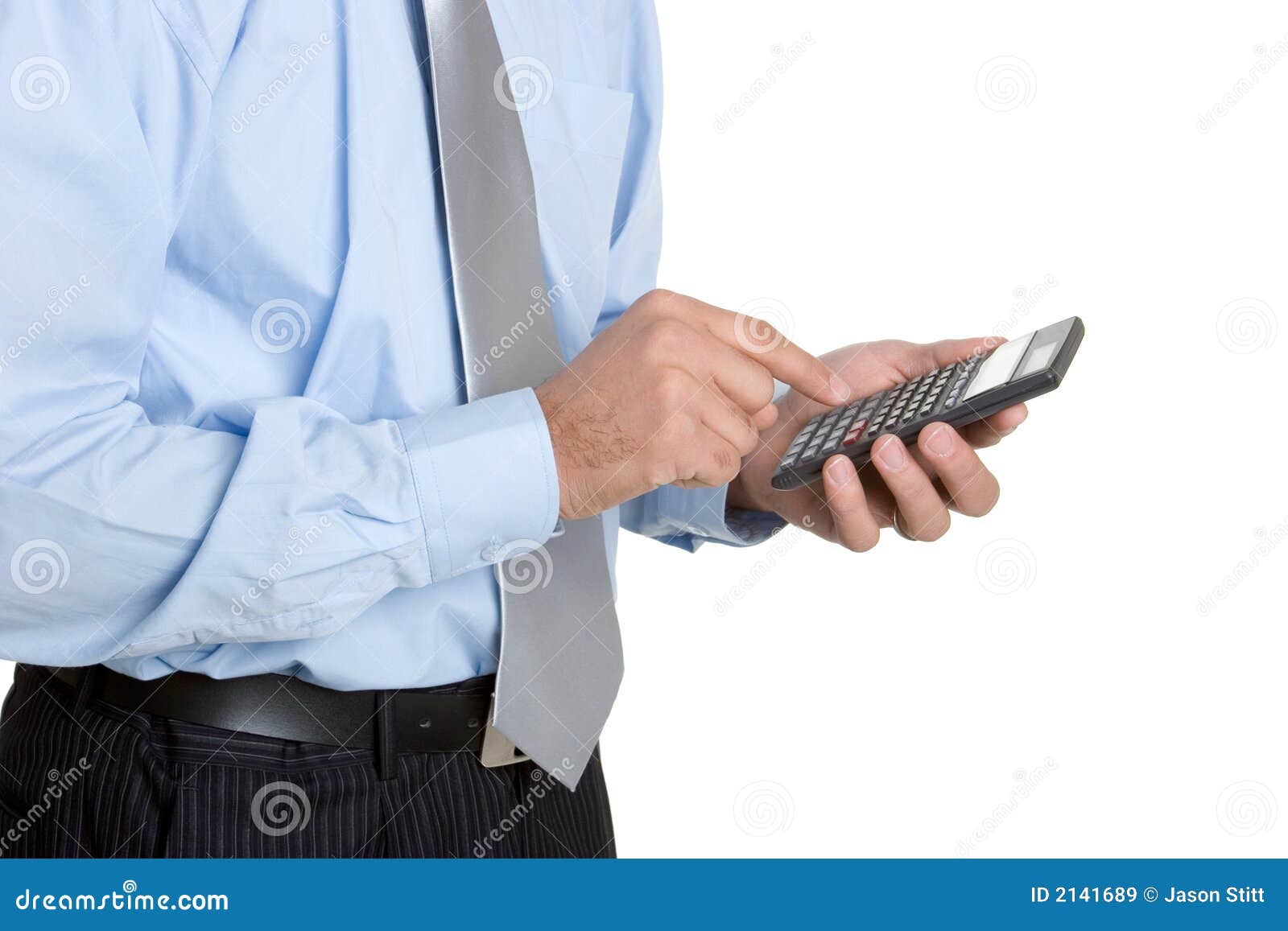 Calculator Man stock image. Image of businessman, business - 2141689