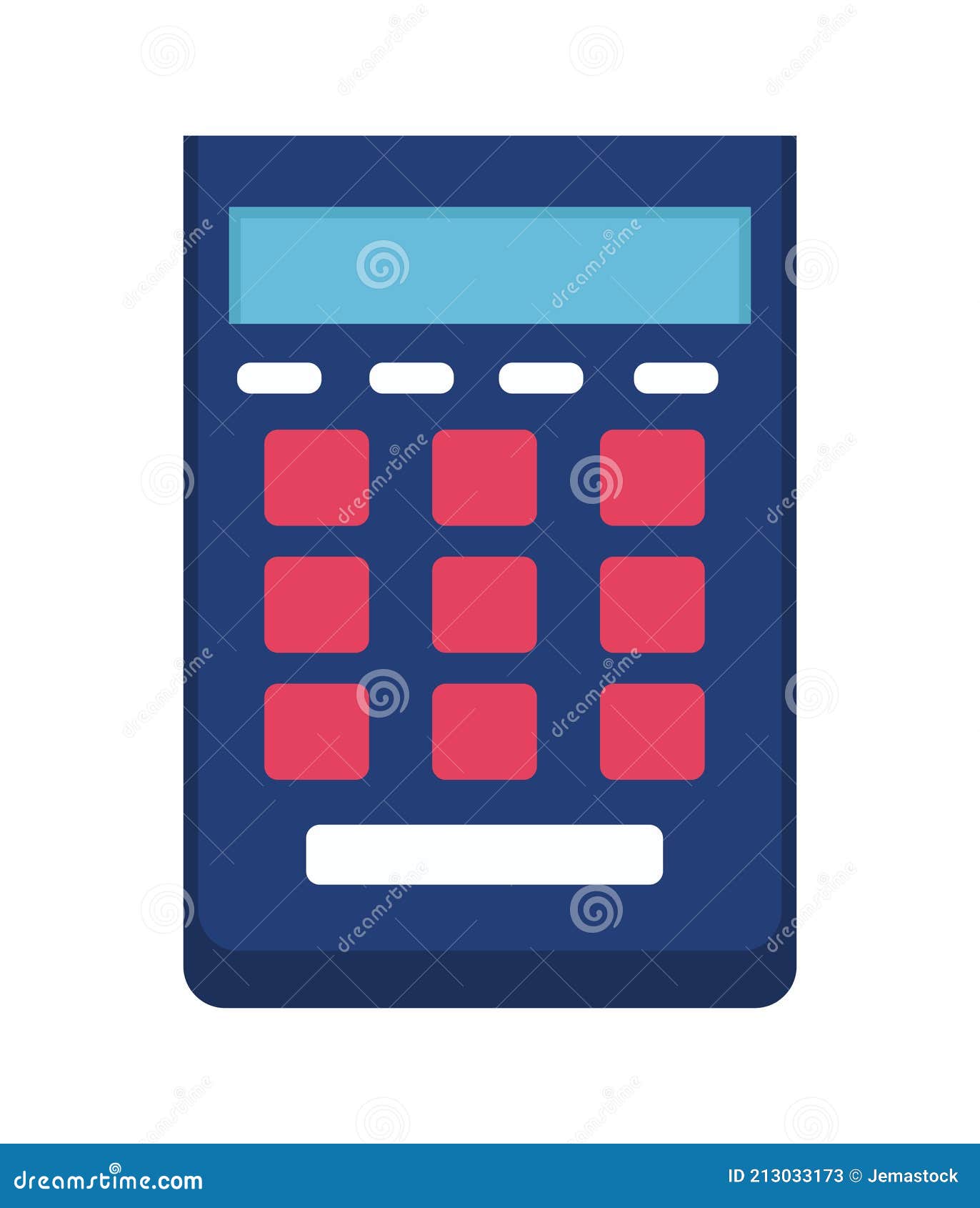 Calculator math device stock illustration. Illustration of mathematics ...