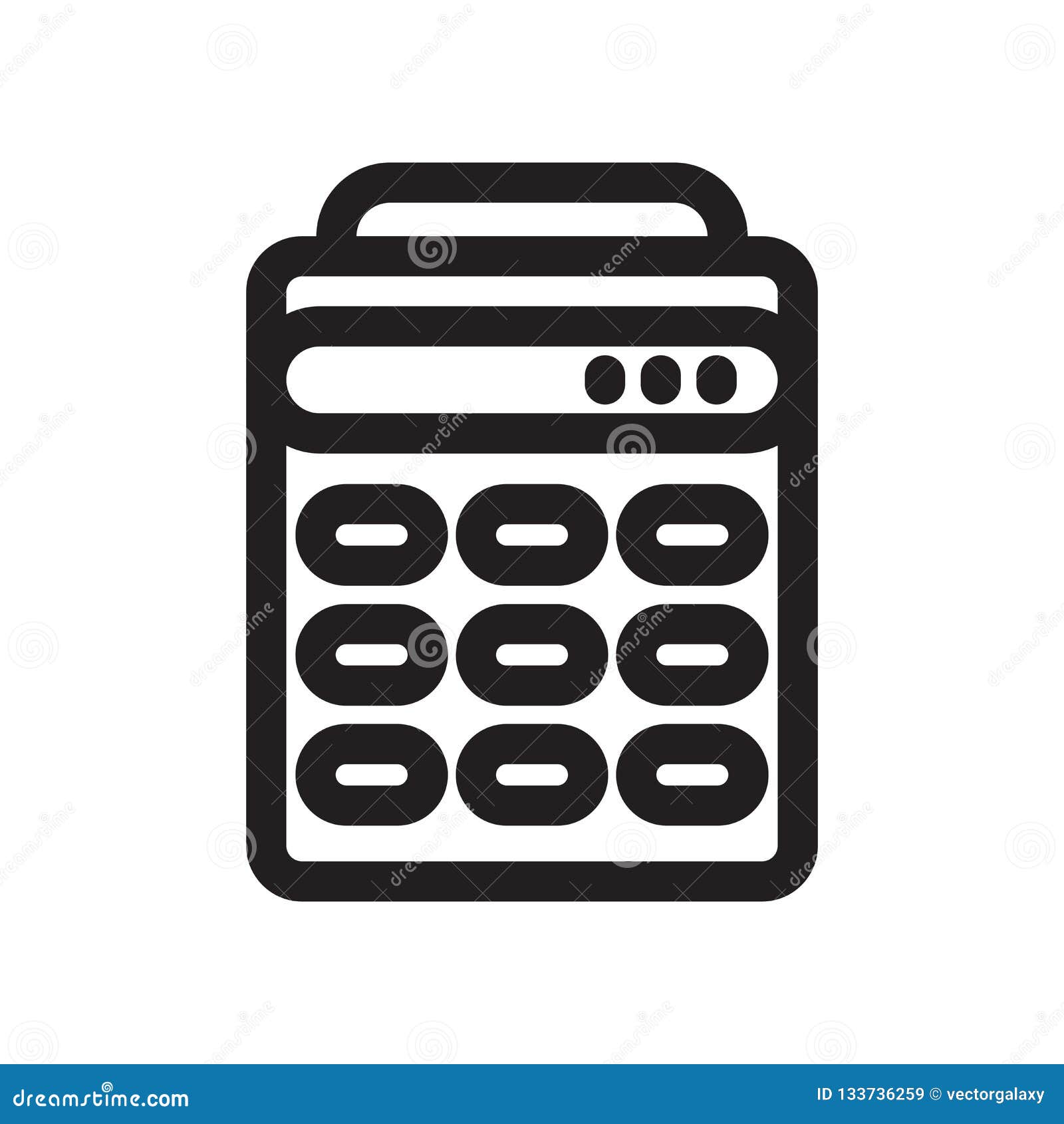 Maths Tool Icon Vector Sign And Symbol Isolated On White Background ...