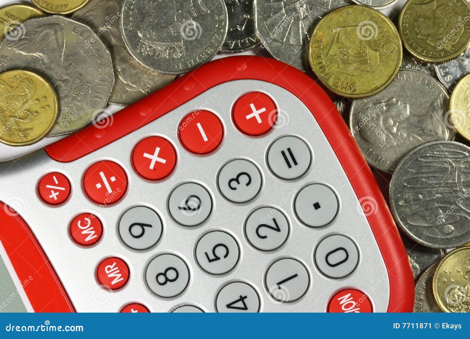 Calculator And Money Picture. Image: 7711871