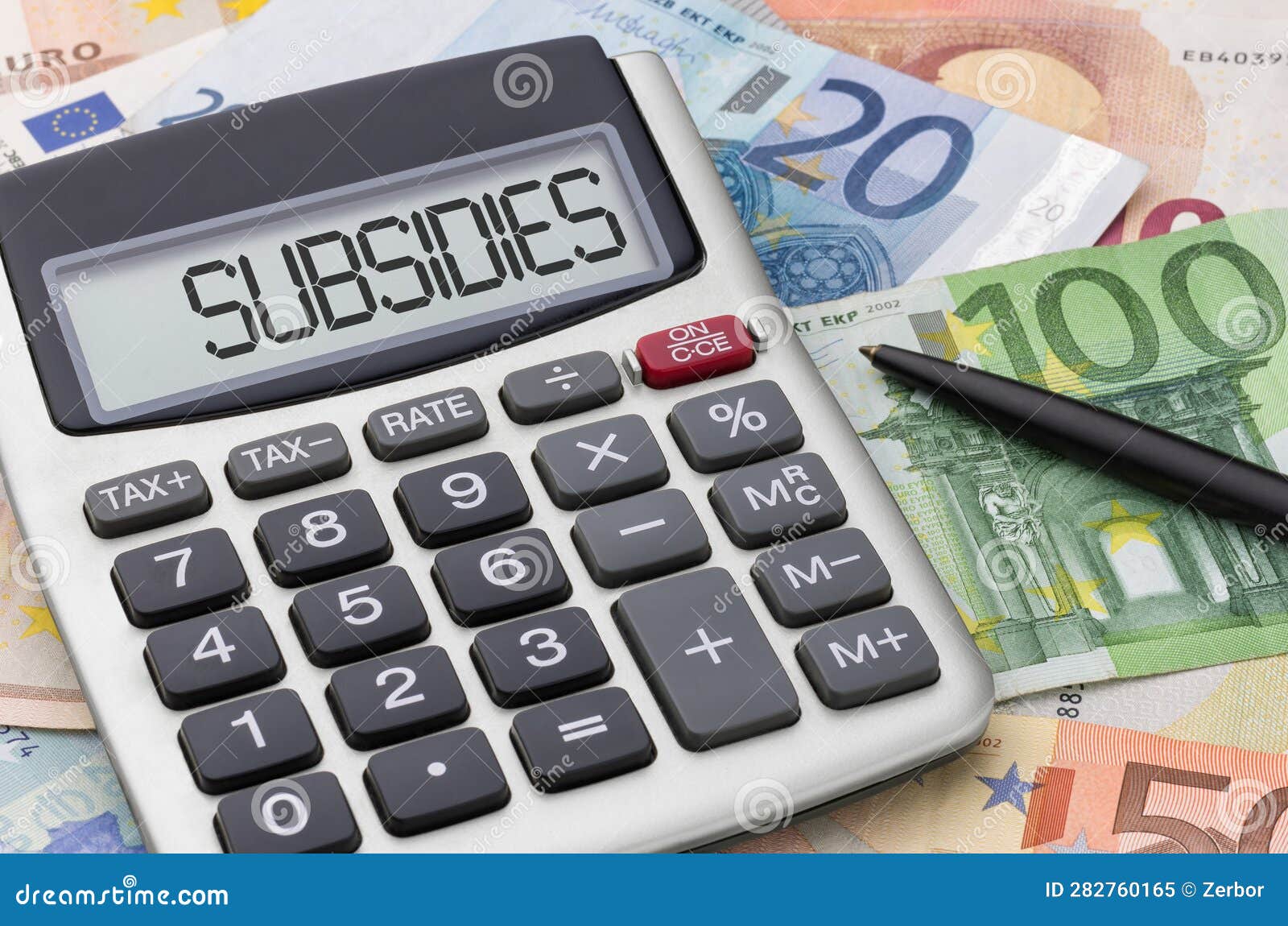 Subsidies stock image. Image of calculate, accounting - 282760165