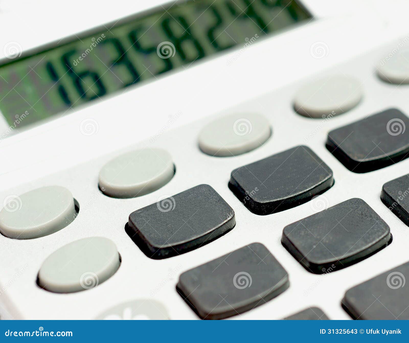 Calculator with no numbers stock image. Image of desk - 31325643