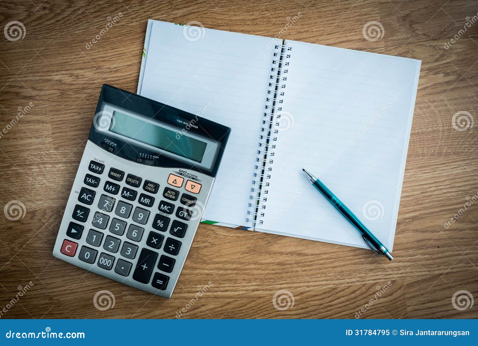 Calculator and Notebook and Pen Stock Image - Image of book, note: 31784795