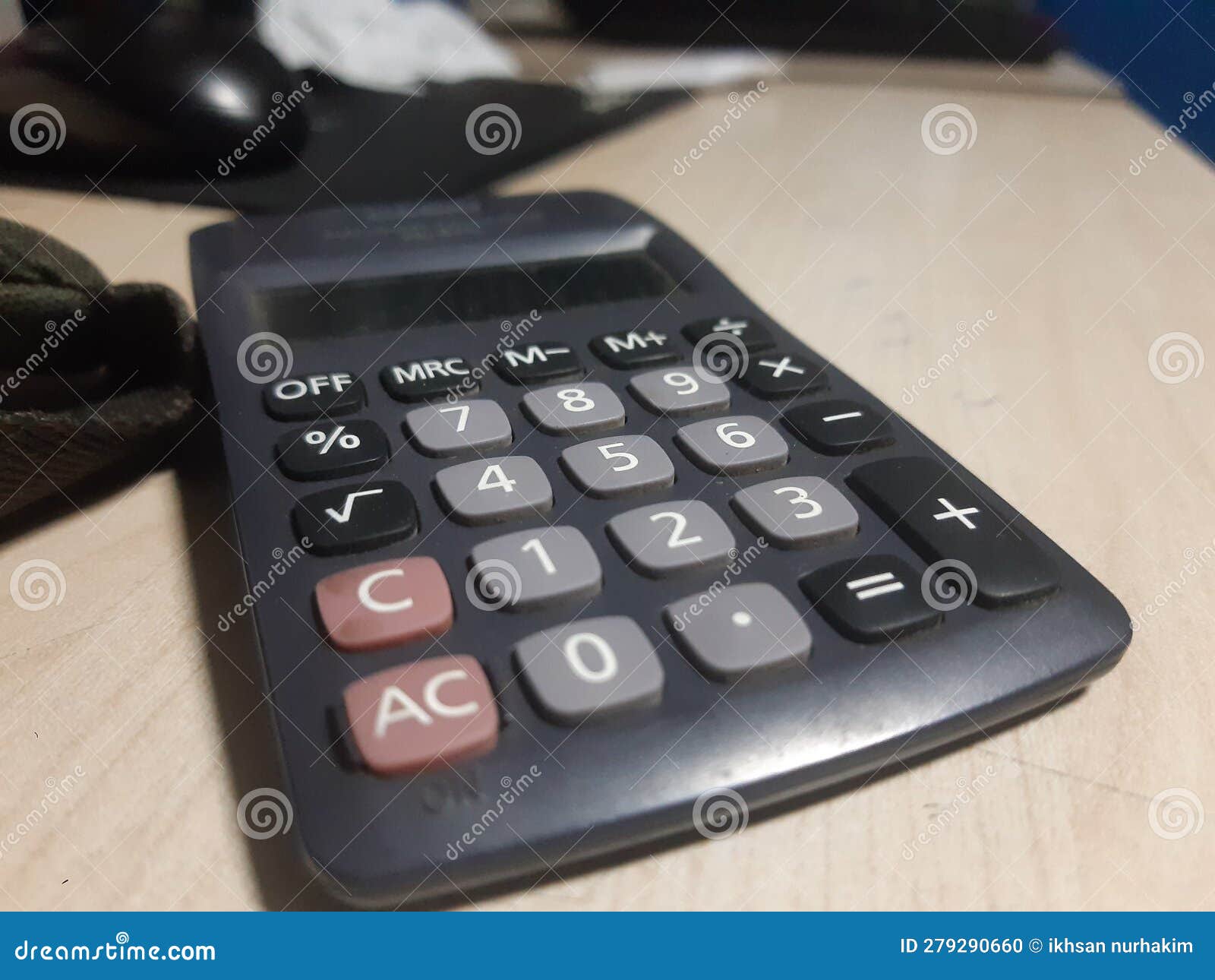 Calculator in office 1 stock photo. Image of calculator - 279290660