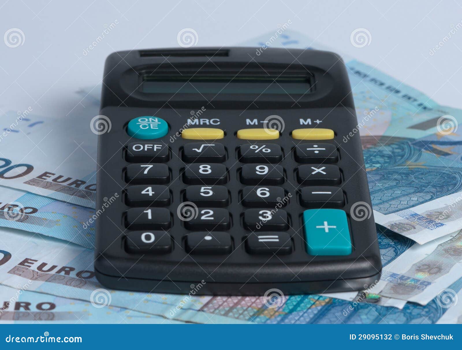 Calculator with Paper Money. Stock Photo - Image of economy, closeup ...