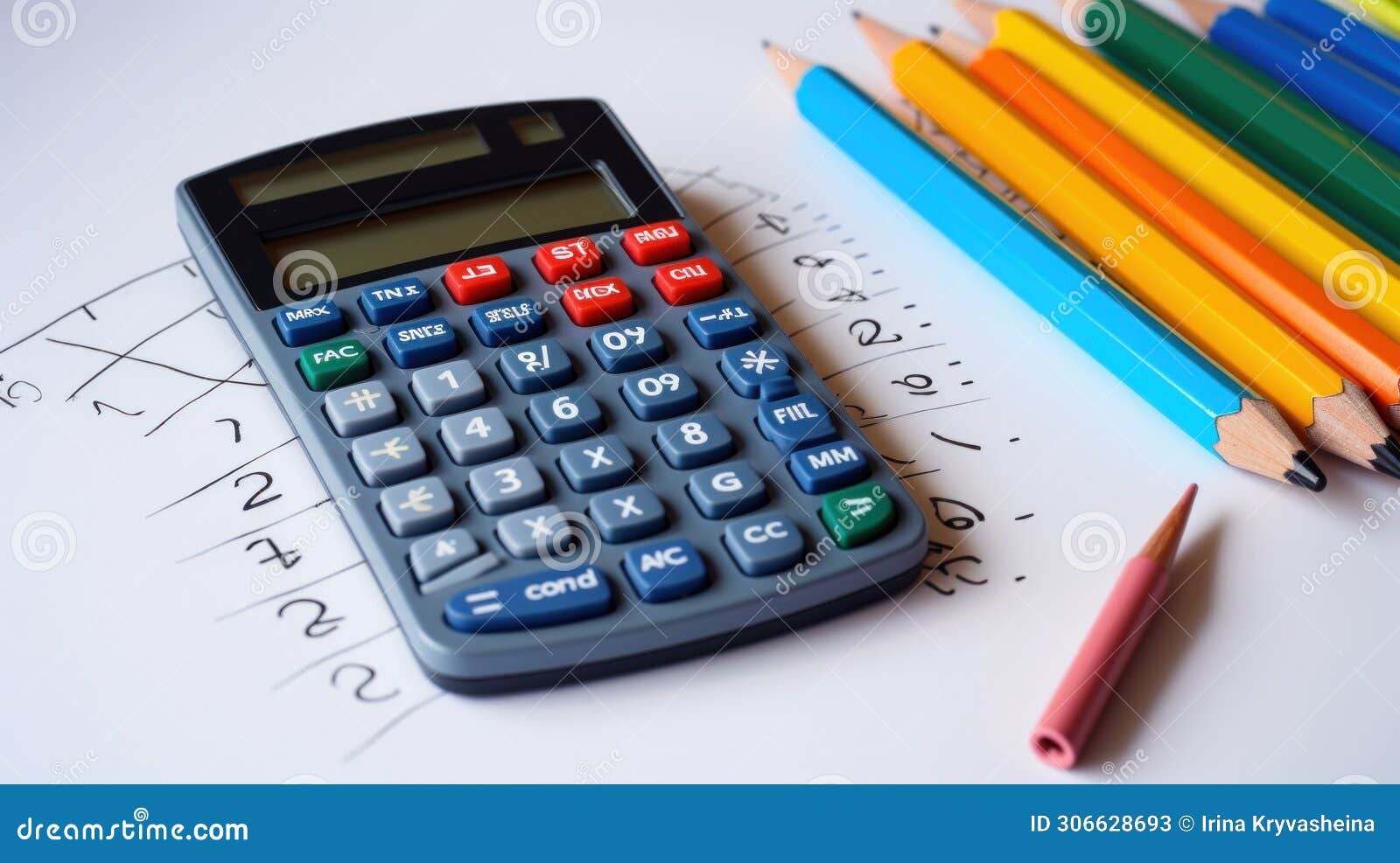 Calculator and a Pencil, Representing Math and Problem-solving Skills ...