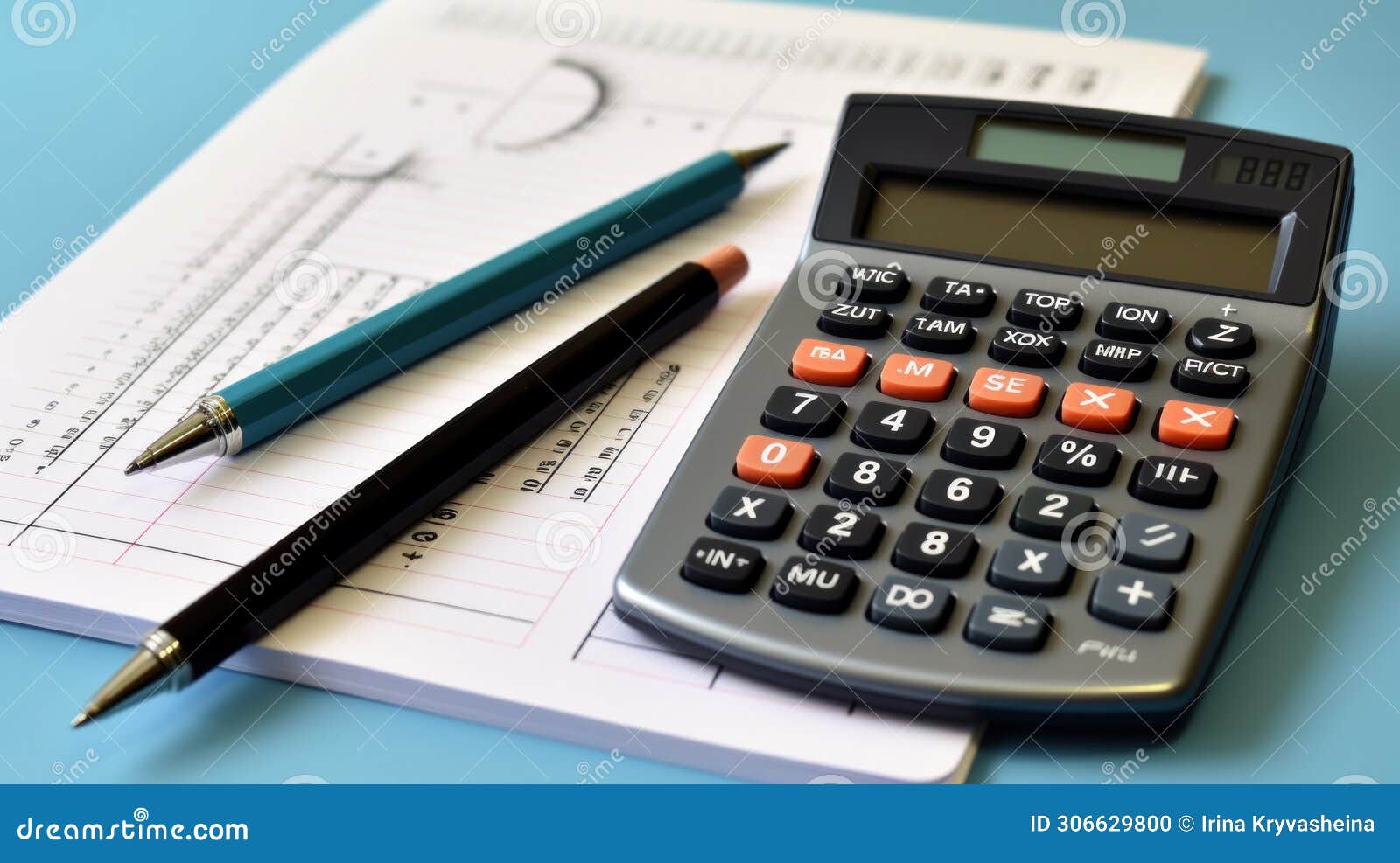 Calculator and a Pencil, Representing Math and Problem-solving Skills ...