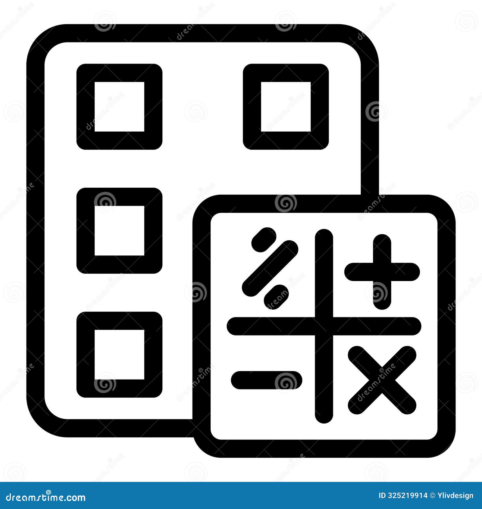 Calculator Performing Mathematical Operation with Percentage, Plus ...