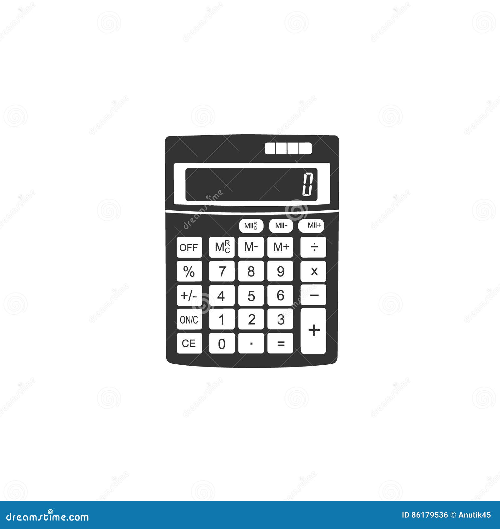 Calculator, Pictogram, Vector Vector Illustratie - Illustration of ...