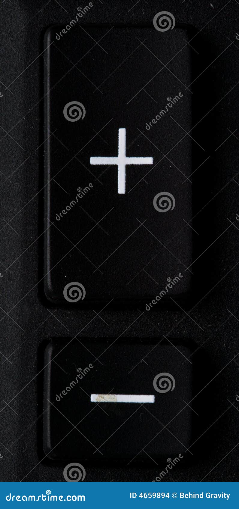 Calculator Plus Minus Buttons Stock Photo - Image of accounting ...