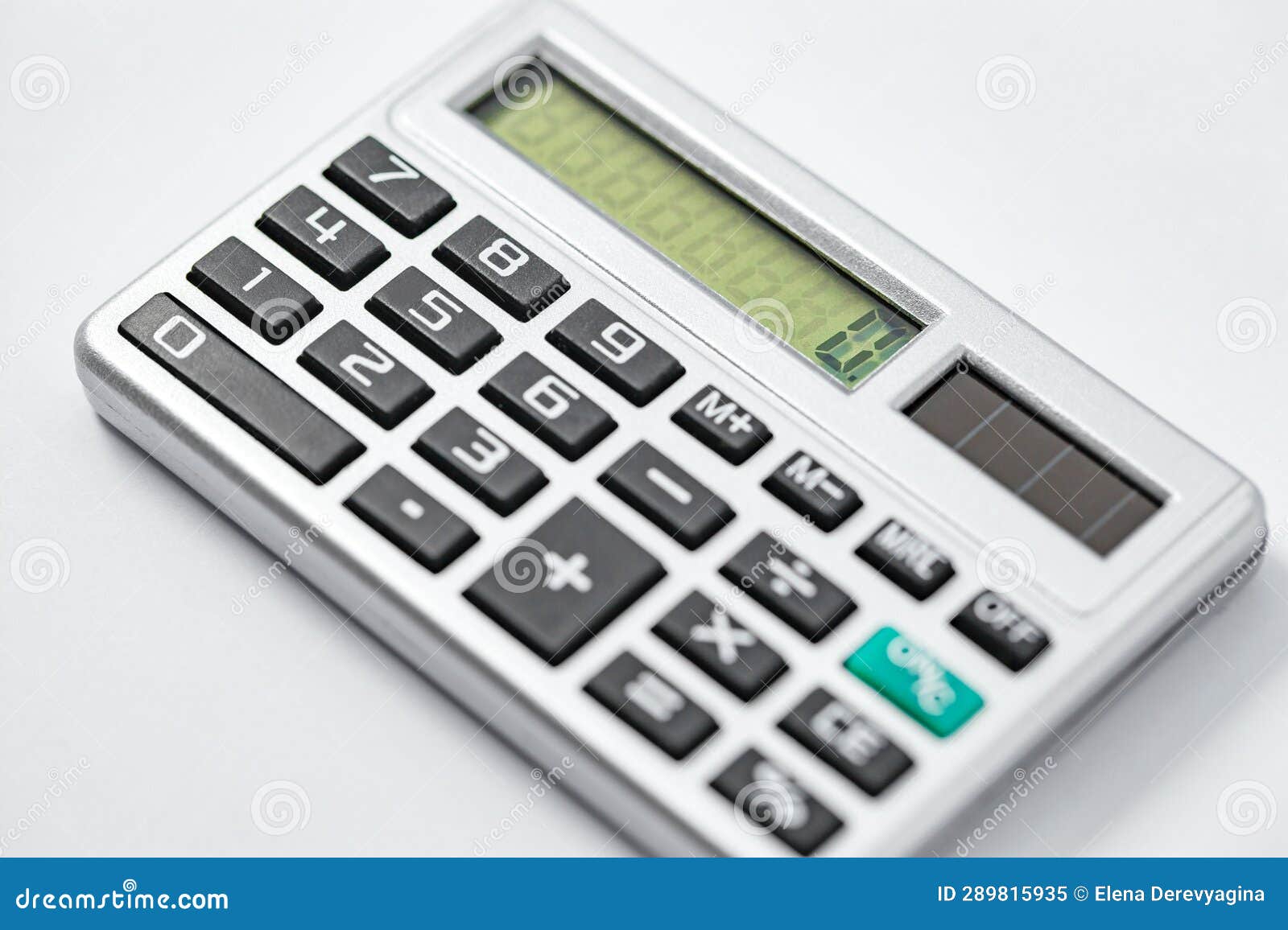 Calculator Pocket with Solar Battery, Zero on Screen Device for ...