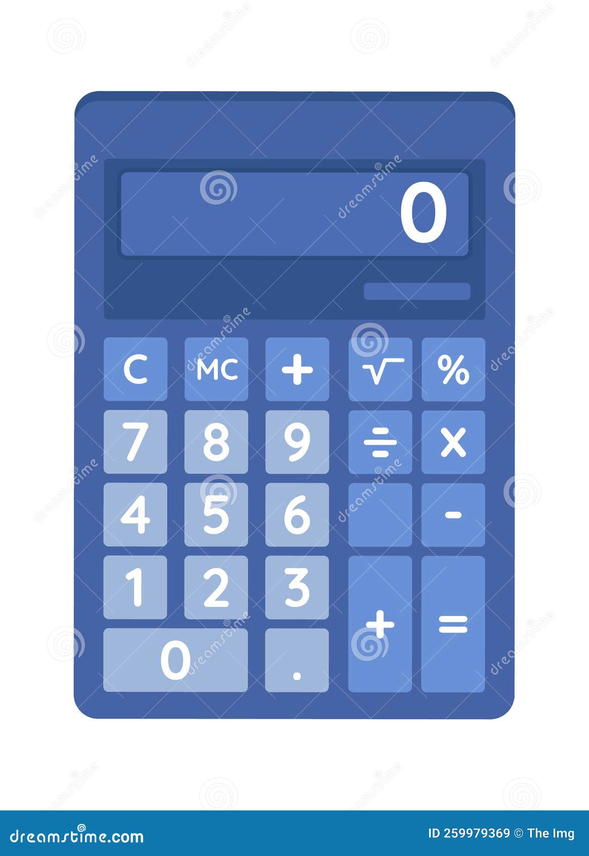 Calculator Semi Flat Color Vector Editable Object Stock Vector ... Calculator Semi Flat Color Vector Editable Object Stock Vector ...