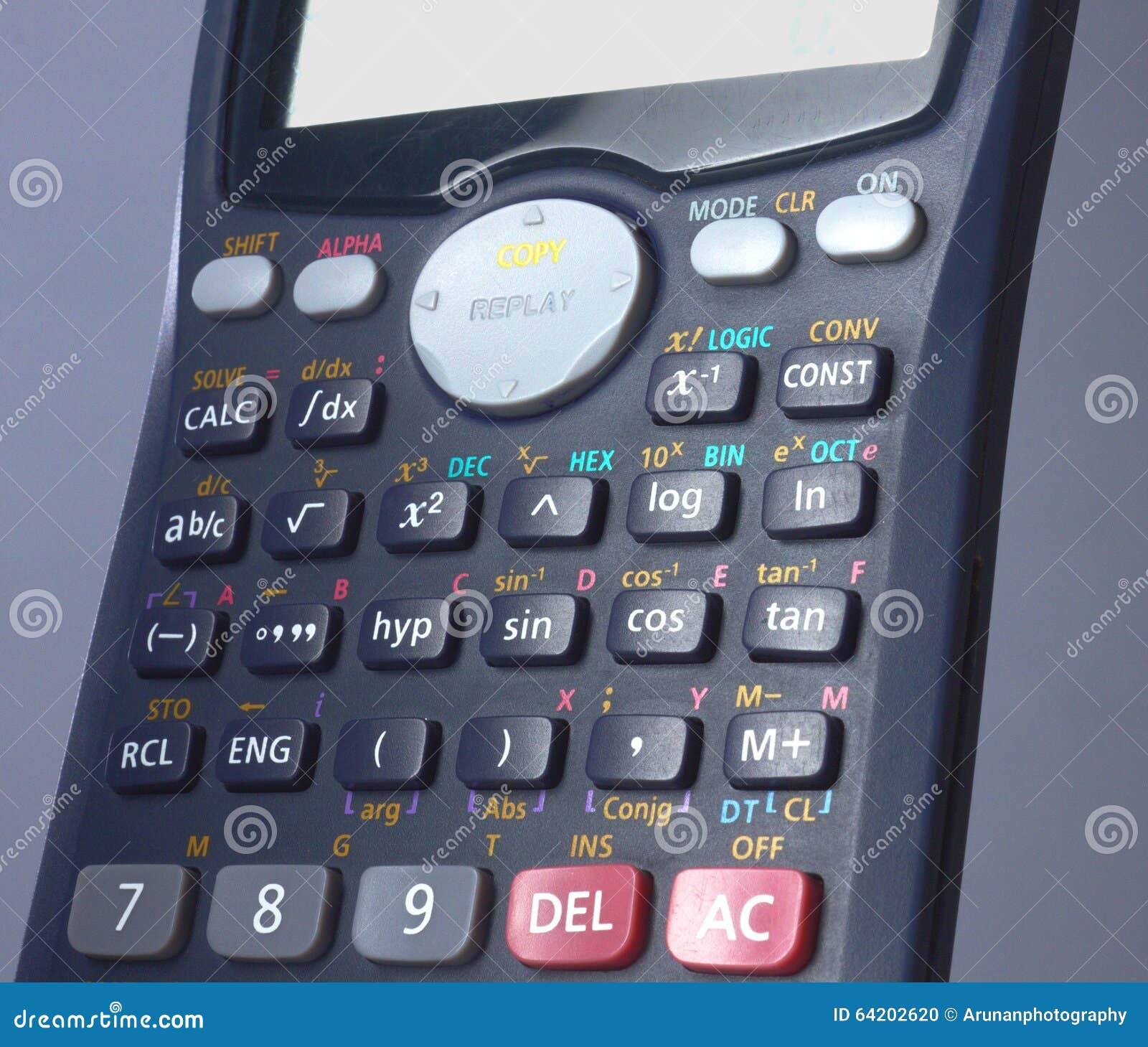 Calculator stock photo. Image of graph, screen, technology - 64202620