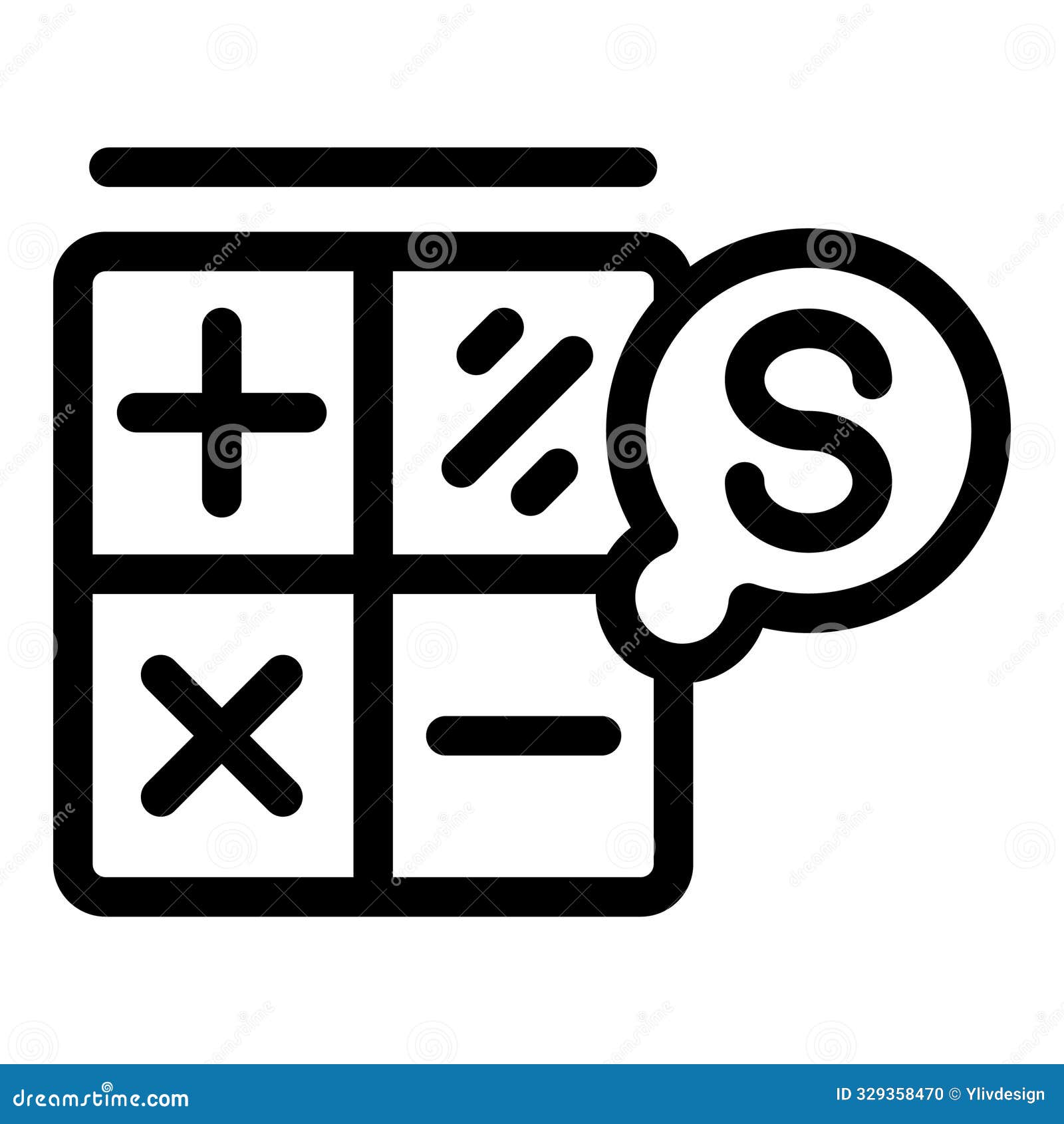 Calculator Showing Currency Exchange Rate Icon Stock Illustration ...