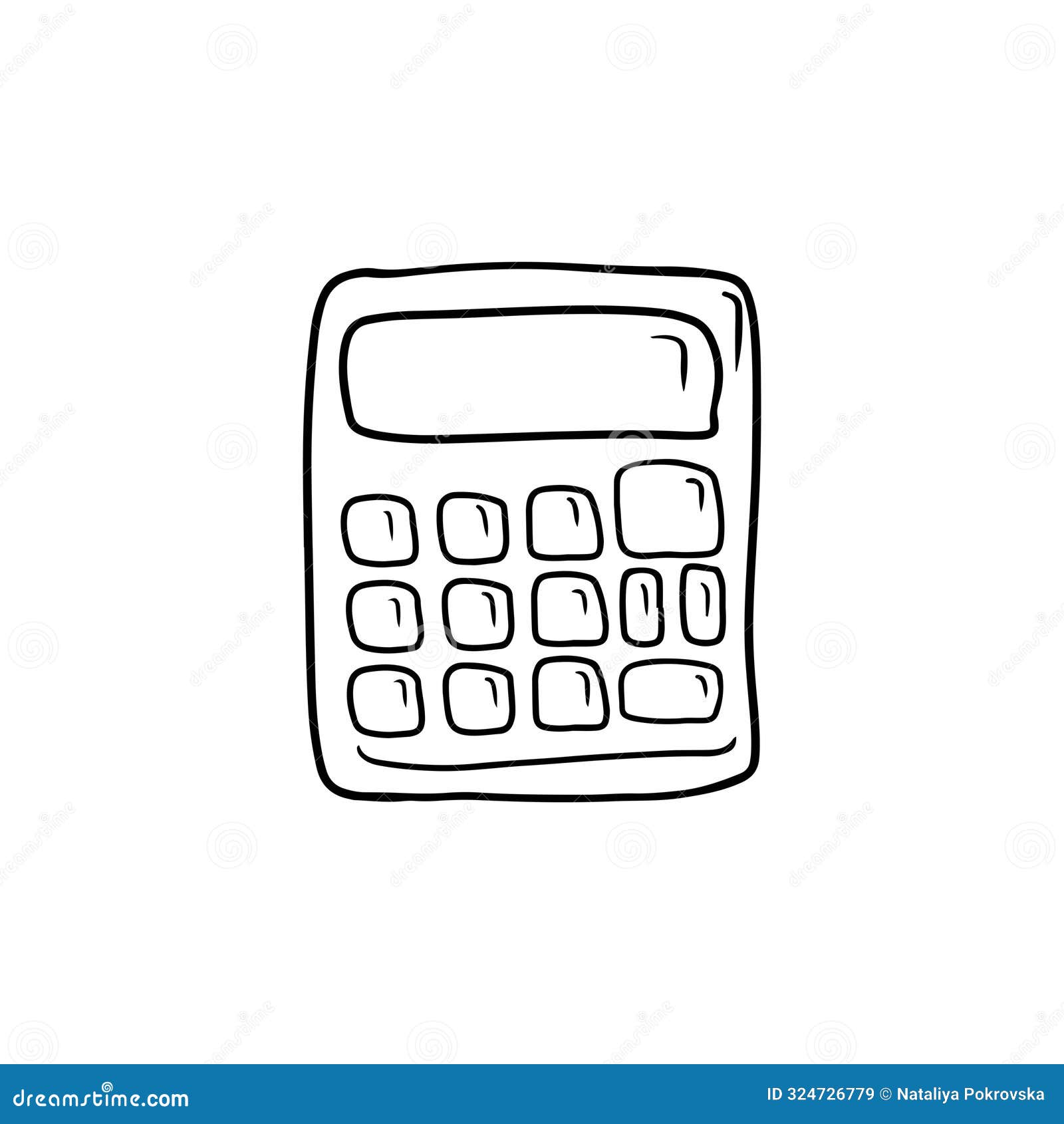 Calculator with Small Screen for Counting in School and Learning ...