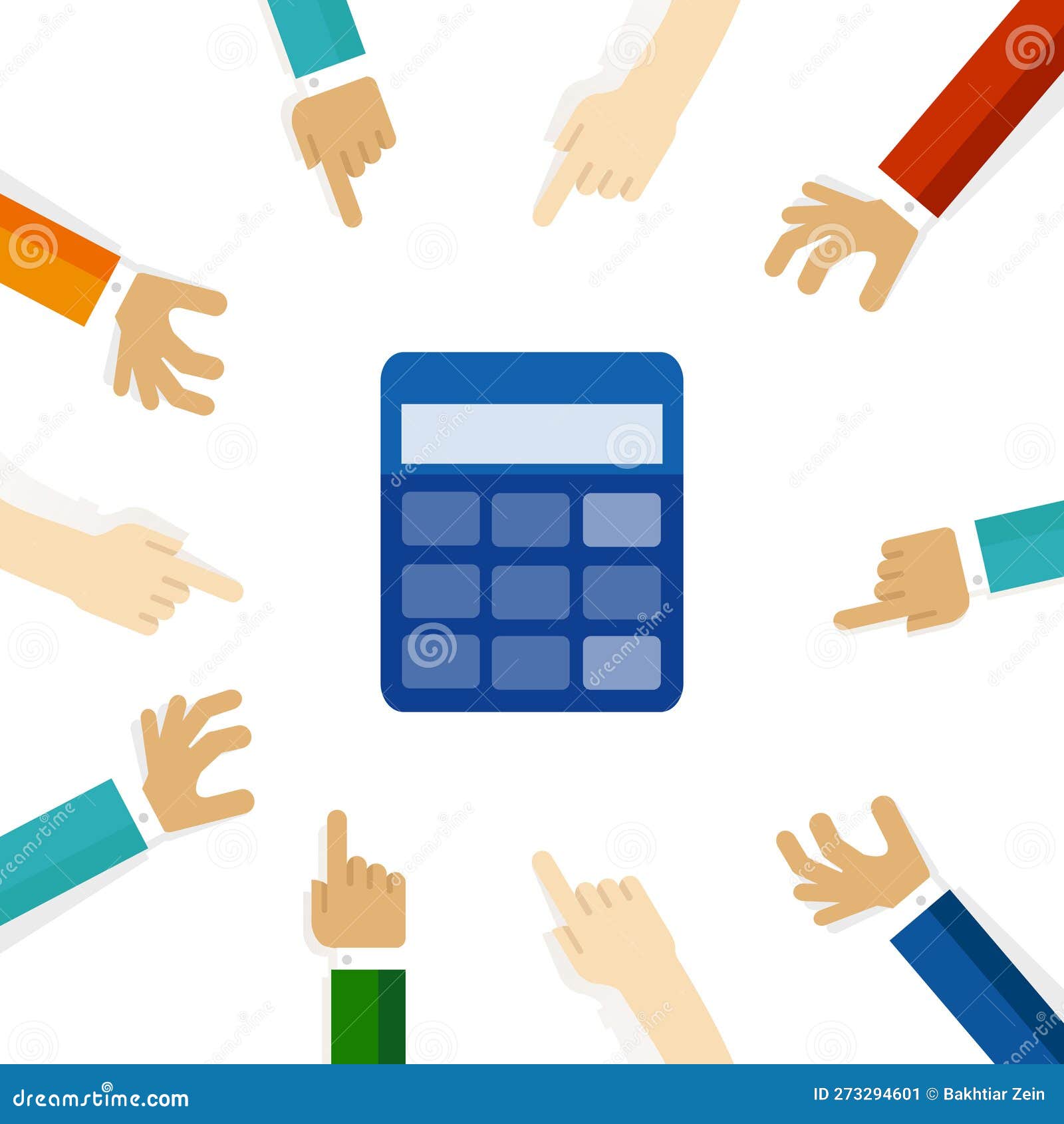 Calculator Technology Mathematics Symbol Icon of Accounting Calculation ...