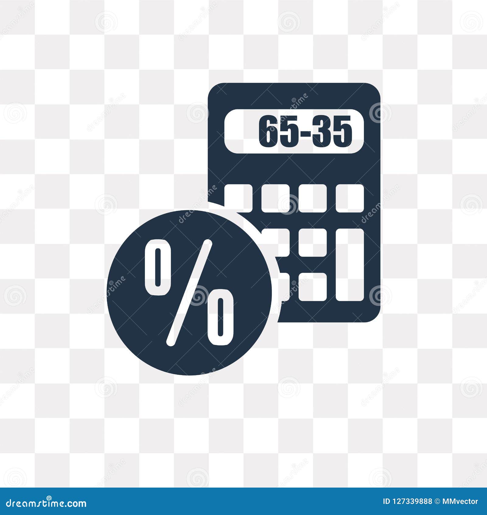 Calculator Vector Icon Isolated on Transparent Background, Calculator ...