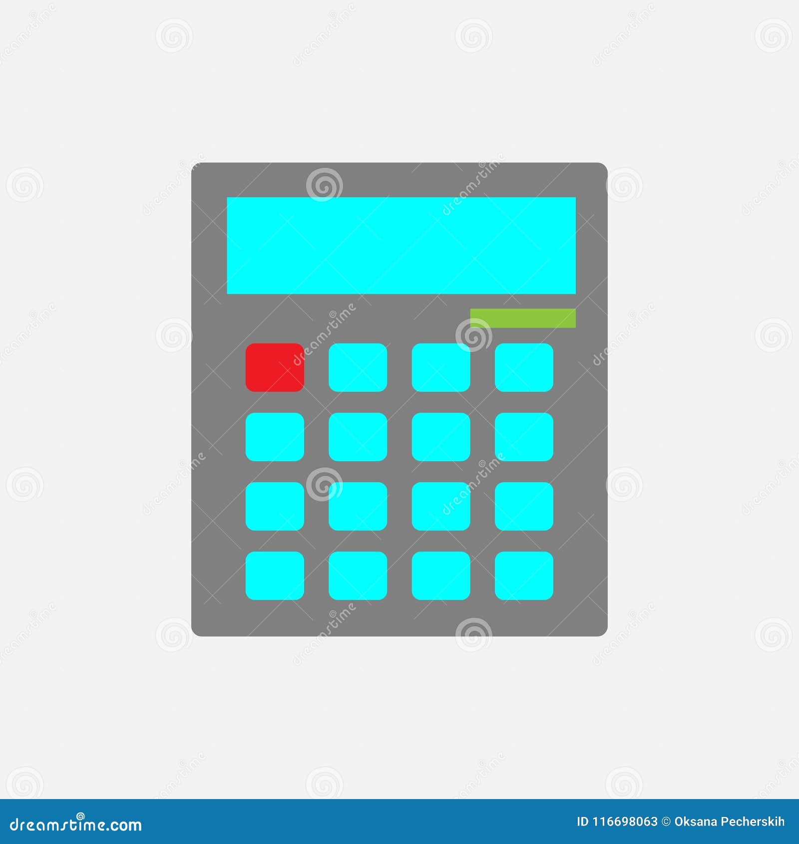 Calculator Vector Image. Mathematical Symbol. Calculator Is A Symbol Of ...